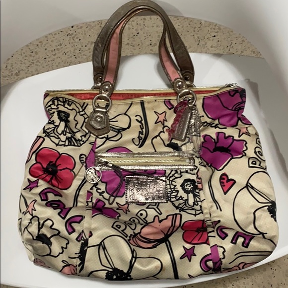 Coach | Bags | Coach Poppy Collection Handbag 0 Authentic | Poshmark